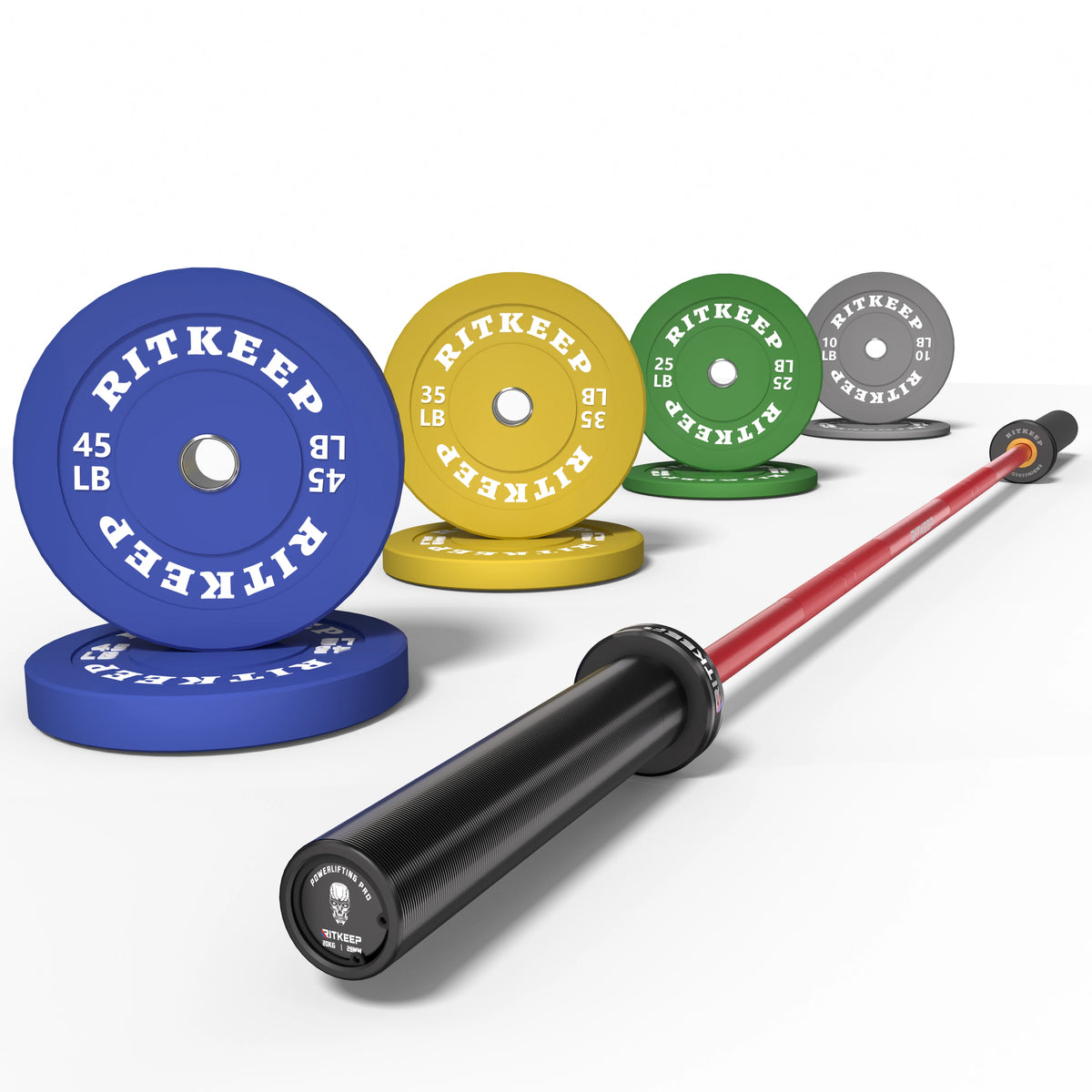 2" Colored Weight Plate Sets & Barbell Package | RitKeep – RitKeep (AU)