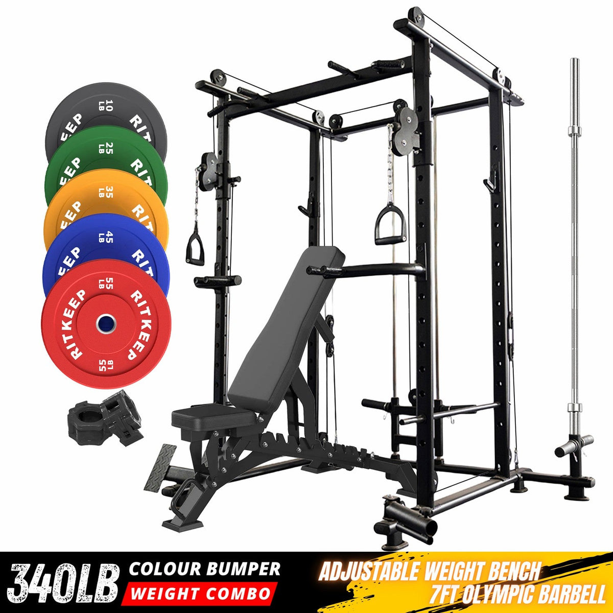 RMAX-4250 Garage Gym Package Pro | Best Home Garage Gym Packages – RitKeep