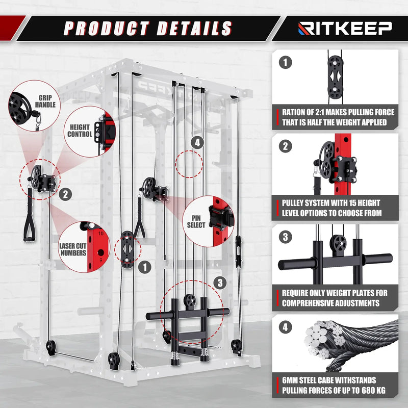 Destroyer M10 Power Rack ALL-IN-ONE Home Gym Cage | RitKeep